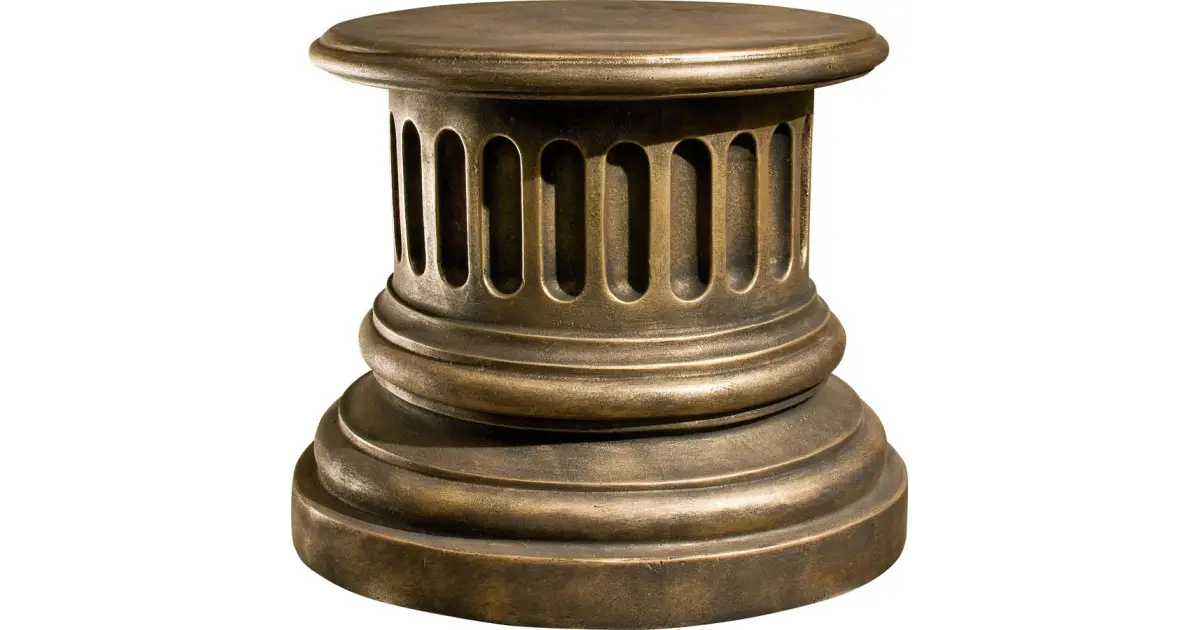 socle ronde pour statue